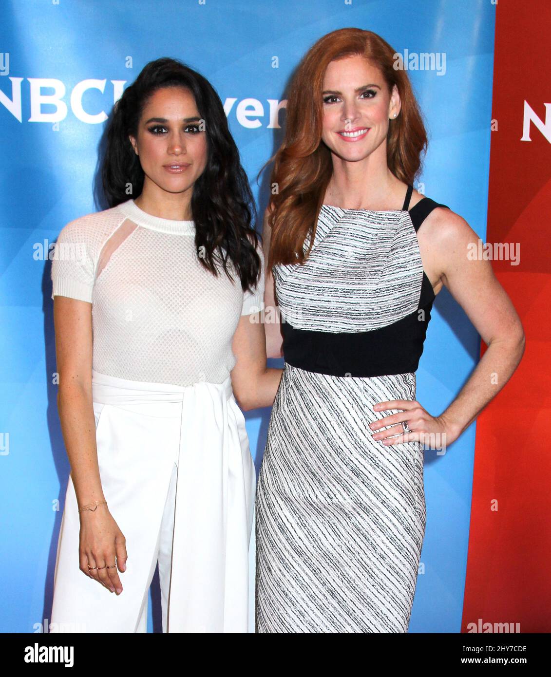 Meghan markle and sarah rafferty hi-res stock photography and images ...