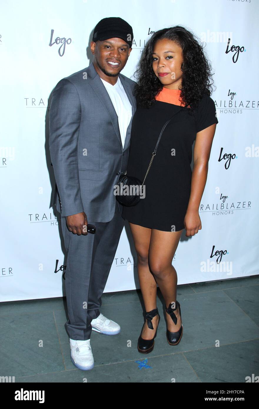 Sway Calloway and Kayoni Calloway attending Logo's "Trailblazer Honors ...