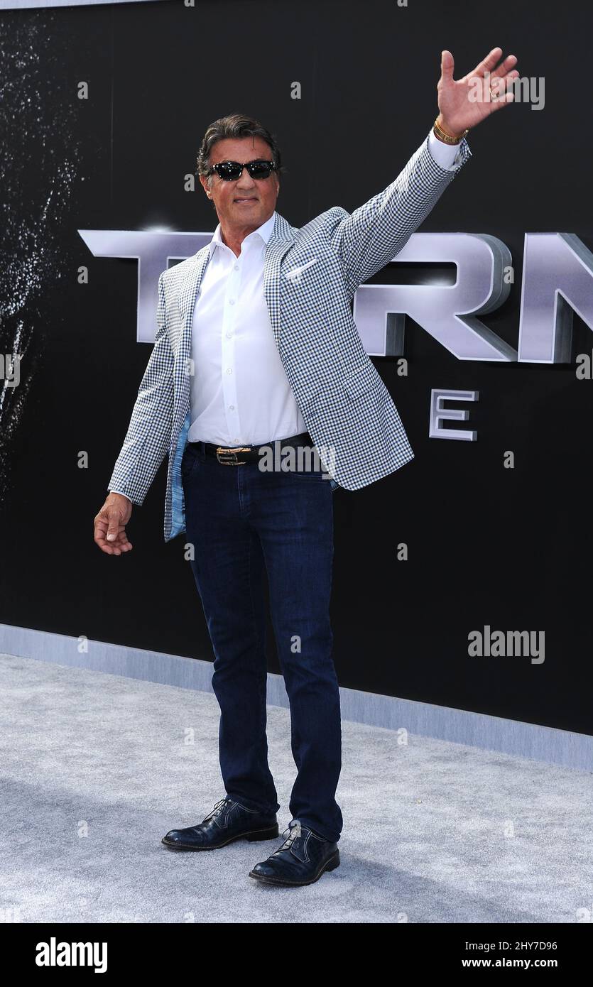 Sylvester Stallone attending "Terminator Genisys" premiere held at the ...