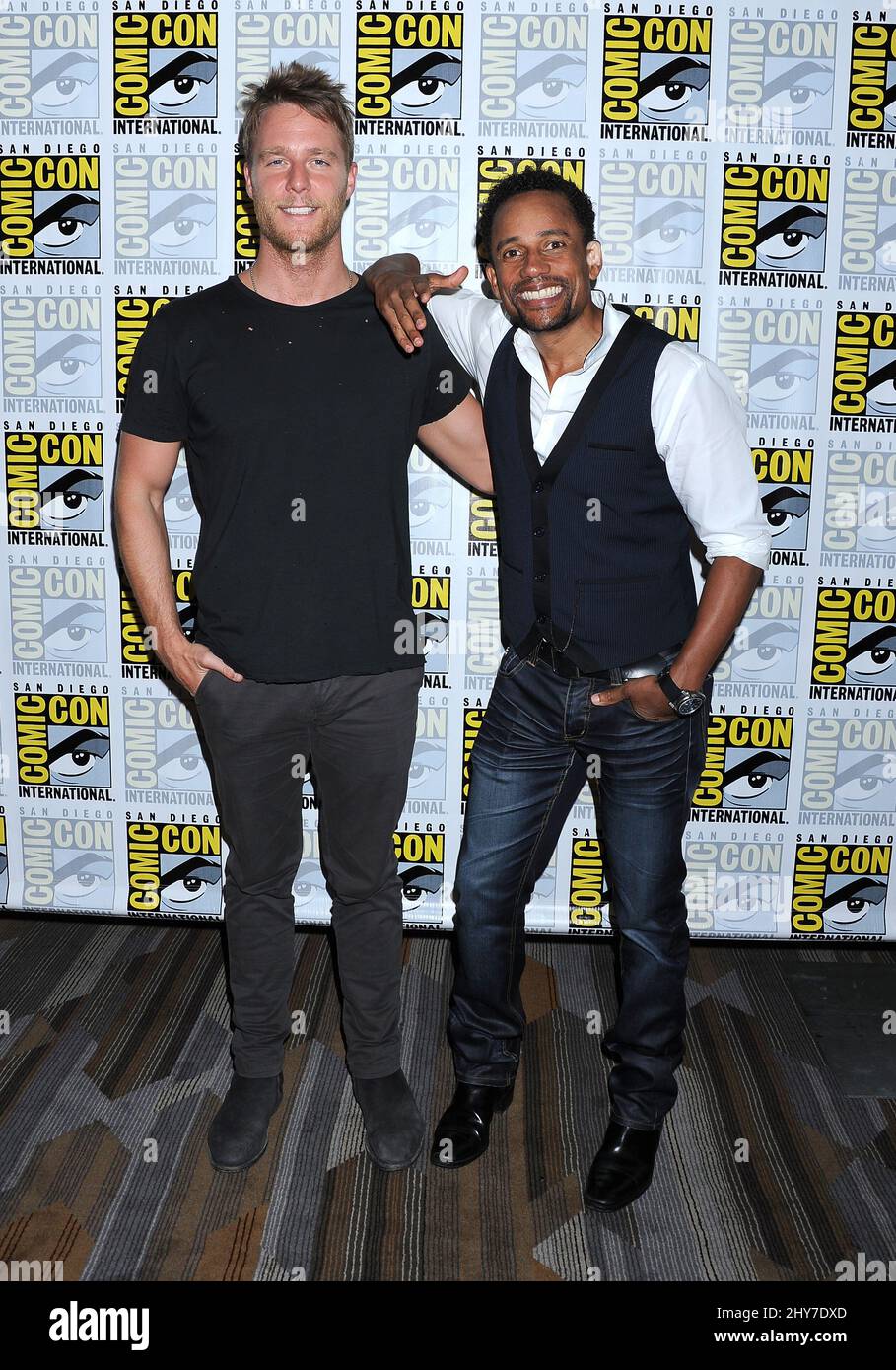 Jake McDorman and Hill Harper arriving as CBS presents the cast of ...