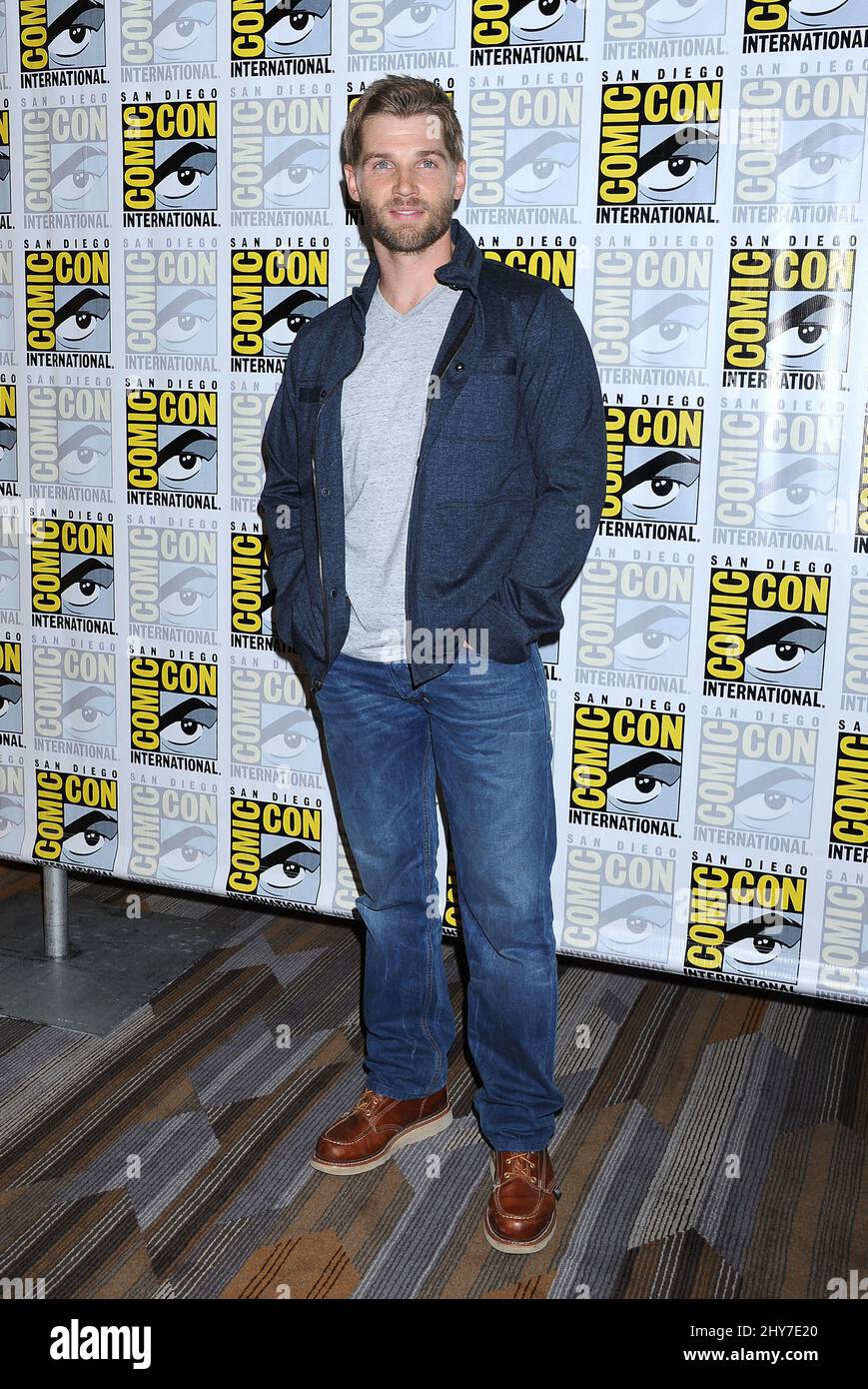 Mike Vogel arriving as CBS presents the cast of "Under The Dome" at ...
