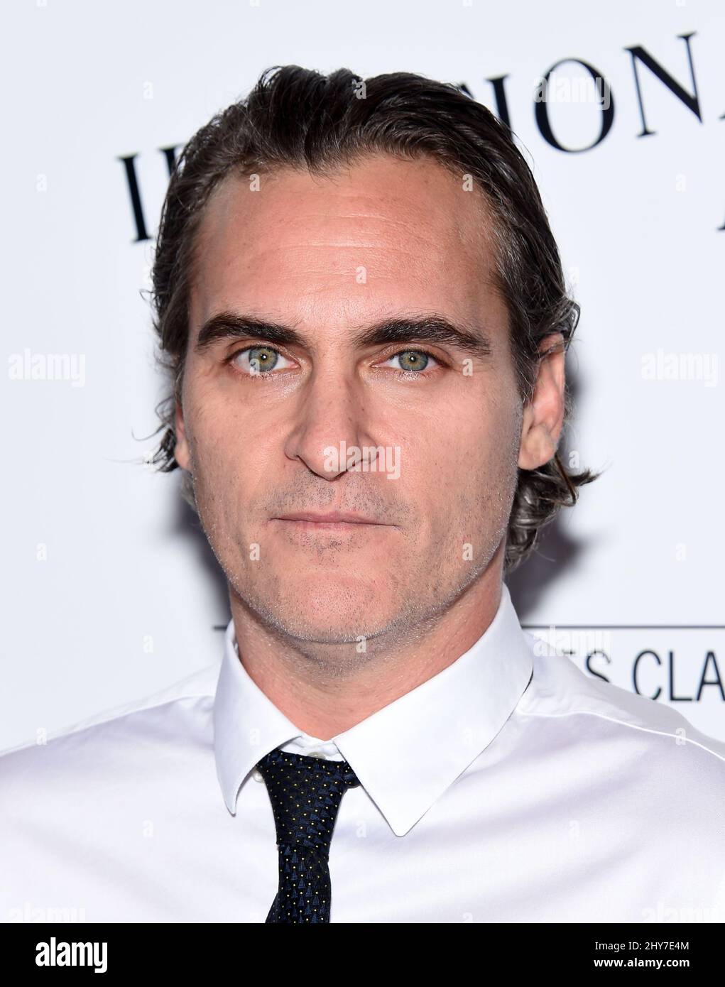 Joaquin Phoenix arriving for "Irrational Man" Los Angeles Premiere held ...