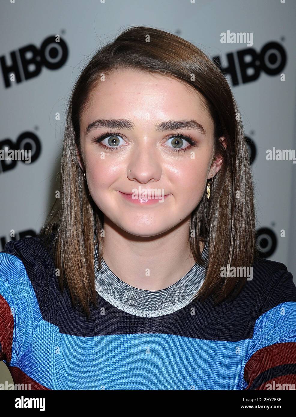 Maisie Williams attending "Game of Thrones" autograph signing booth at ...