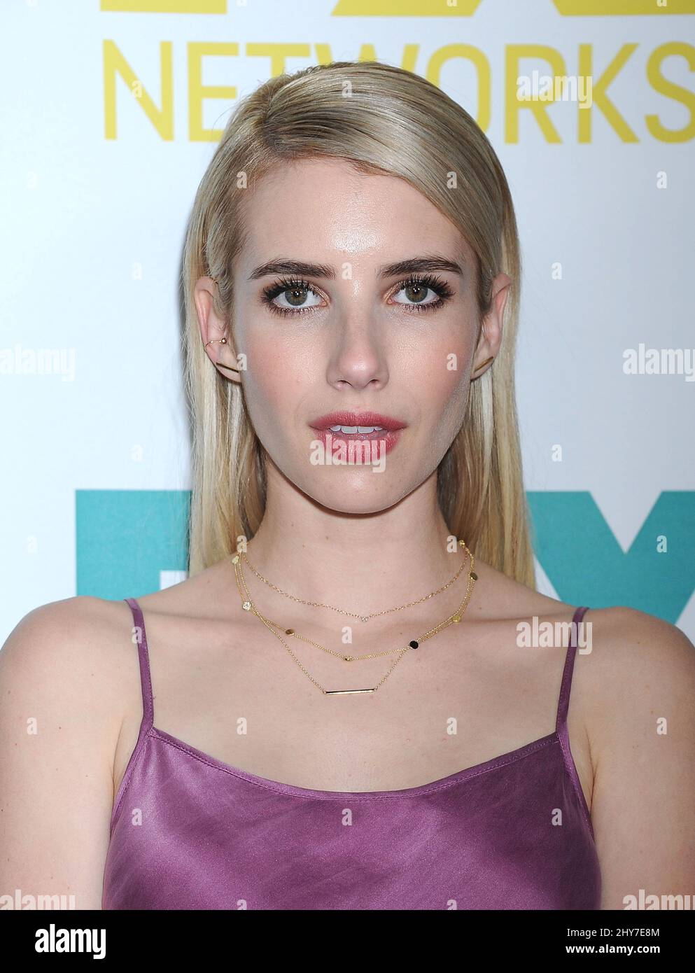 Emma Roberts attending the 20th Century Fox, FOX Broadcasting, FX at ...