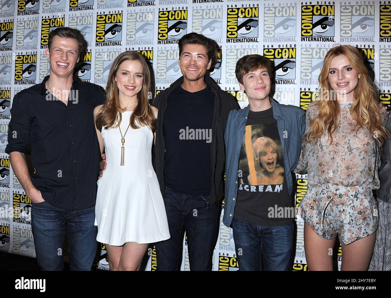 Connor Weil, Willa Fitzgerald, Amadeus Serafini, John Karna and Bella Thorne attending the ...