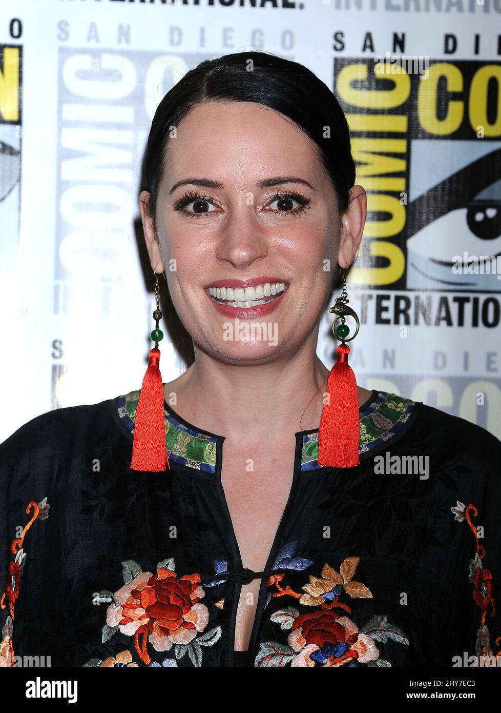 Paget Brewster attending the "Justice League: Gods and Monsters" cast ...