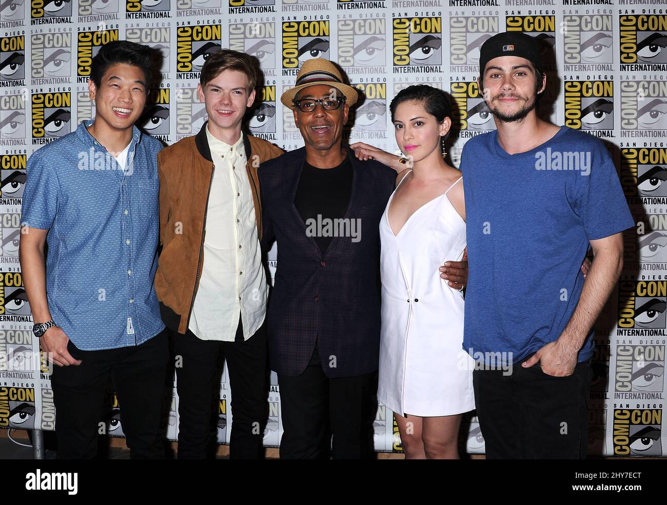 Ki Hong Lee, Thomas Brodie-Sangster, Giancarlo Esposito, Rosa Salazar and Dylan O'Brien ...