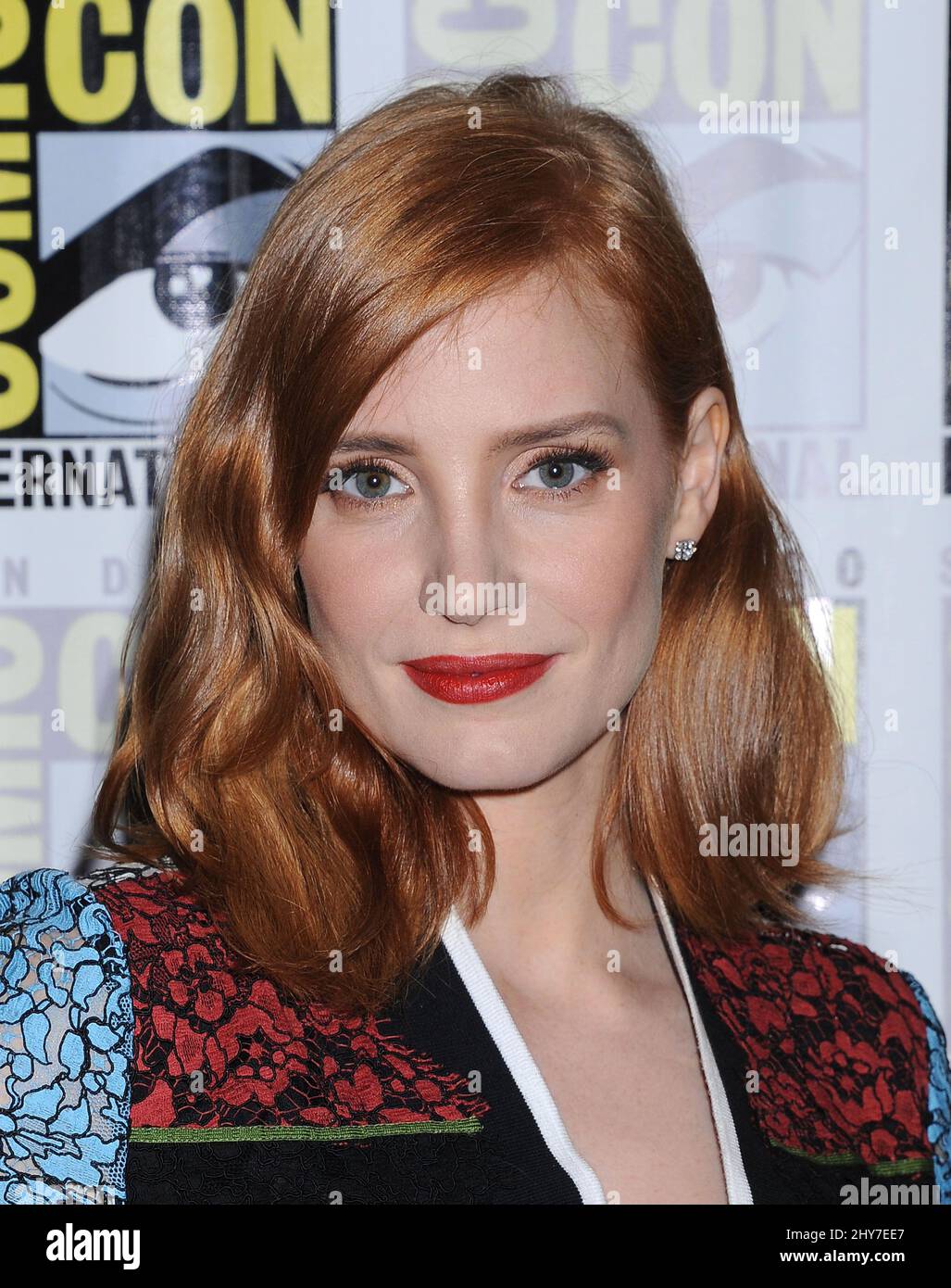 Jessica Chastain attending Legendary Pictures presents cast members ...