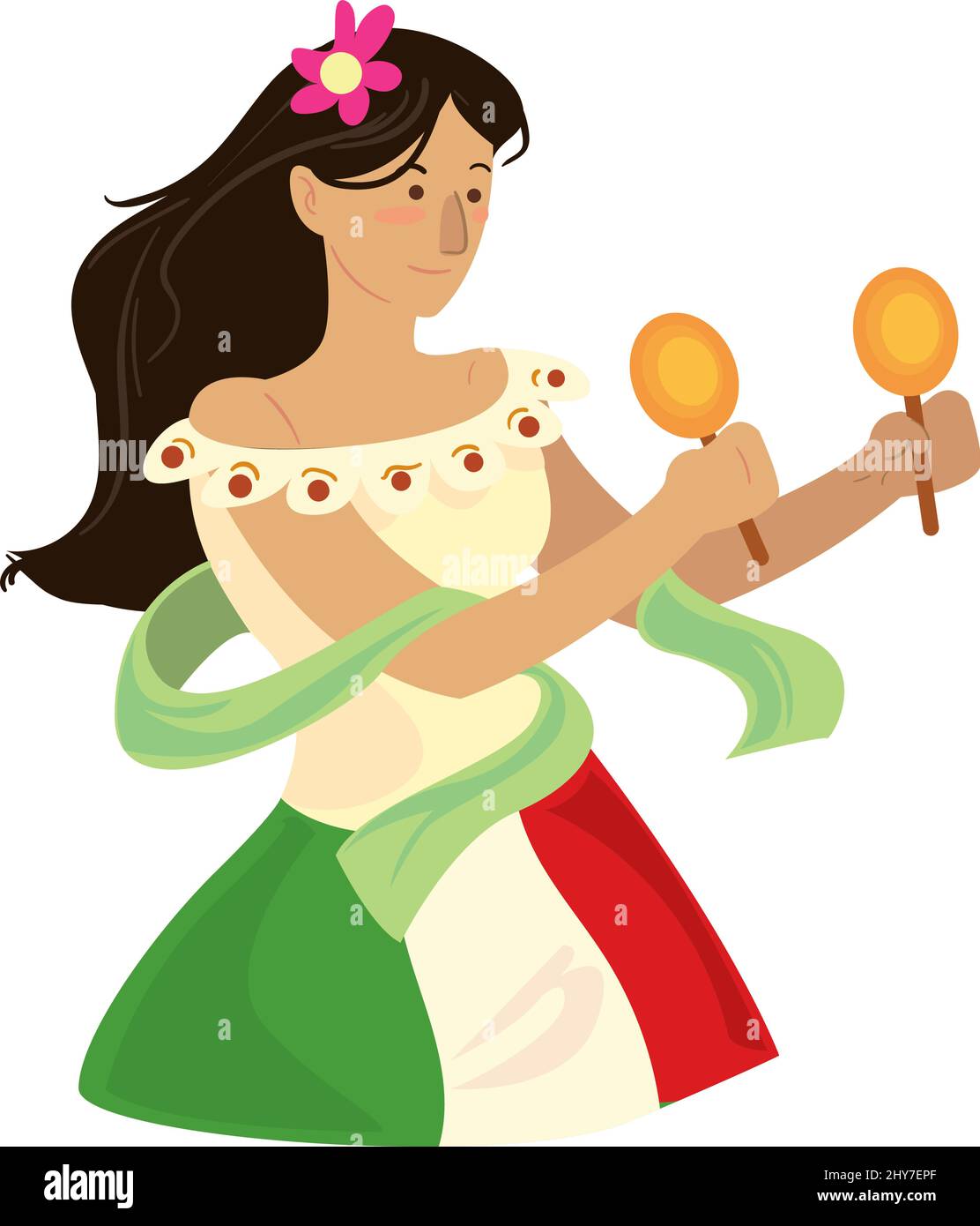 Mexican native dress Cut Out Stock Images & Pictures - Alamy