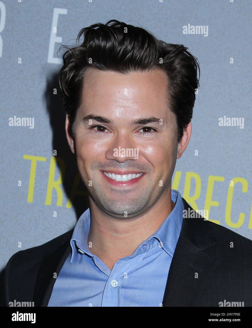 Andrew Rannells attending the premiere of Trainwreck in New York Stock ...