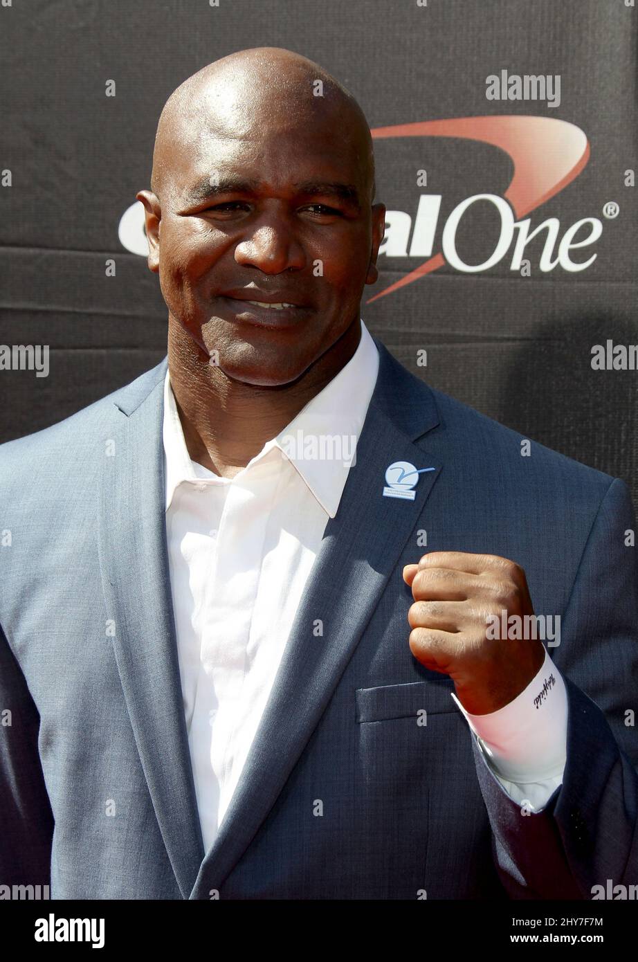 Evander Holyfield attending the 2015 ESPYS Awards at the Microsoft ...