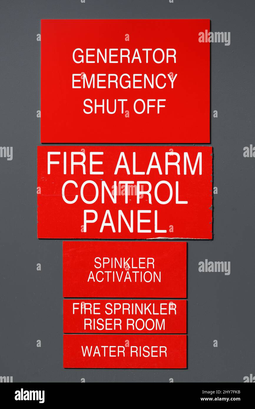 Fire alarm control panel hi-res stock photography and images - Alamy