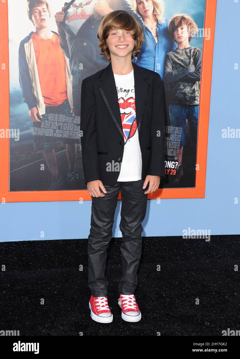 Steele Stebbins arriving for the Vacation premiere held at the Regency ...