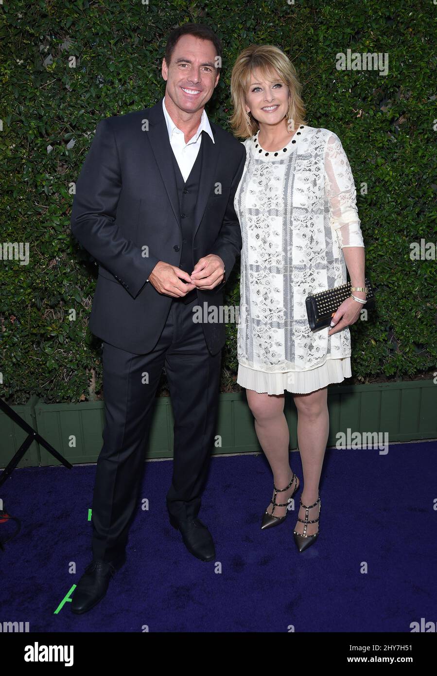 Mark Steines & Cristina Ferrare attends the Crown Media Family Networks ...