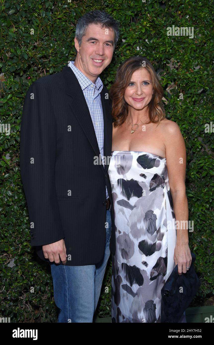Kellie Martin & Keith Christian attends the Crown Media Family Networks ...