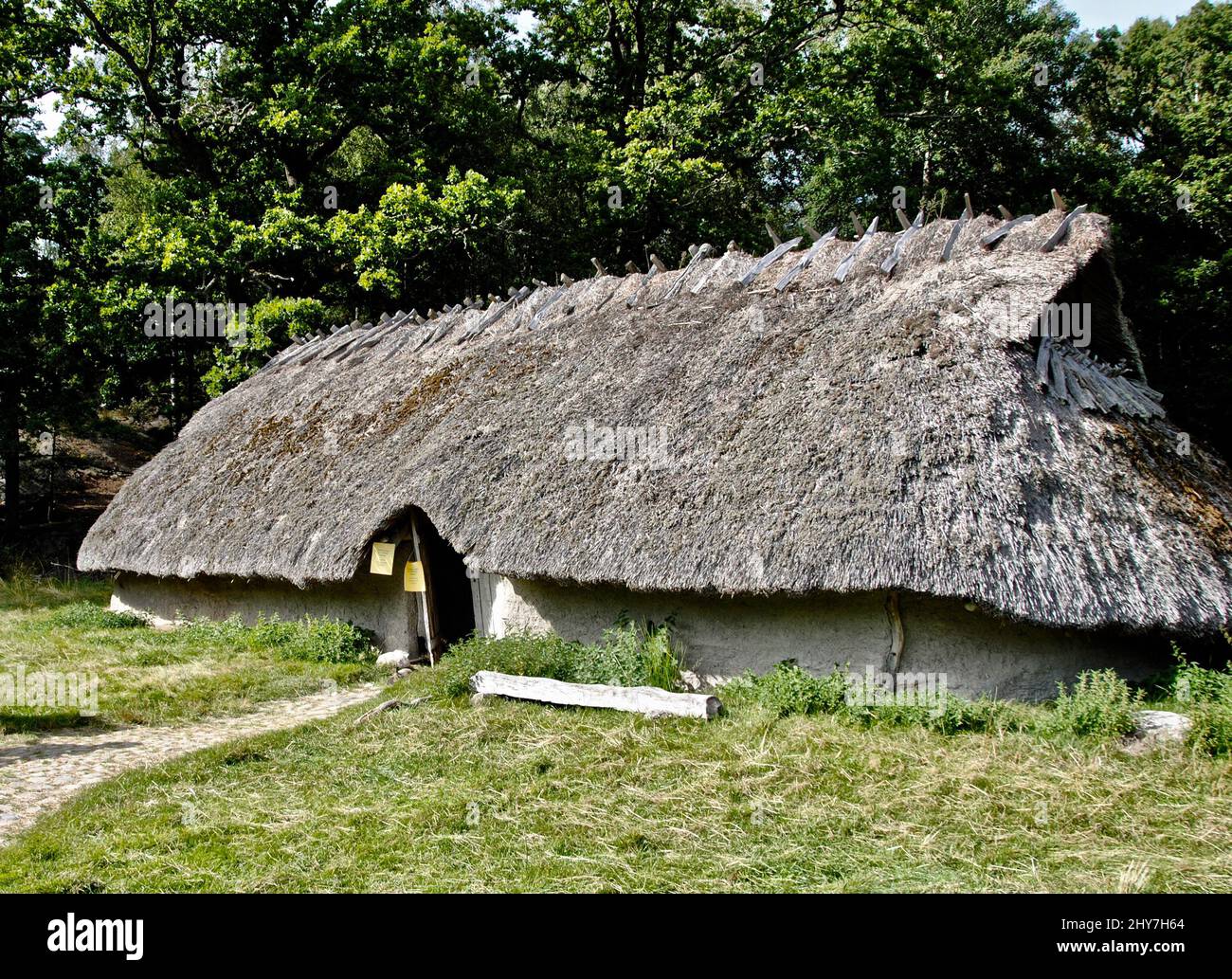 Reimagining Bronze Age building at Vitlycke museum in Tanum, Sweden ...