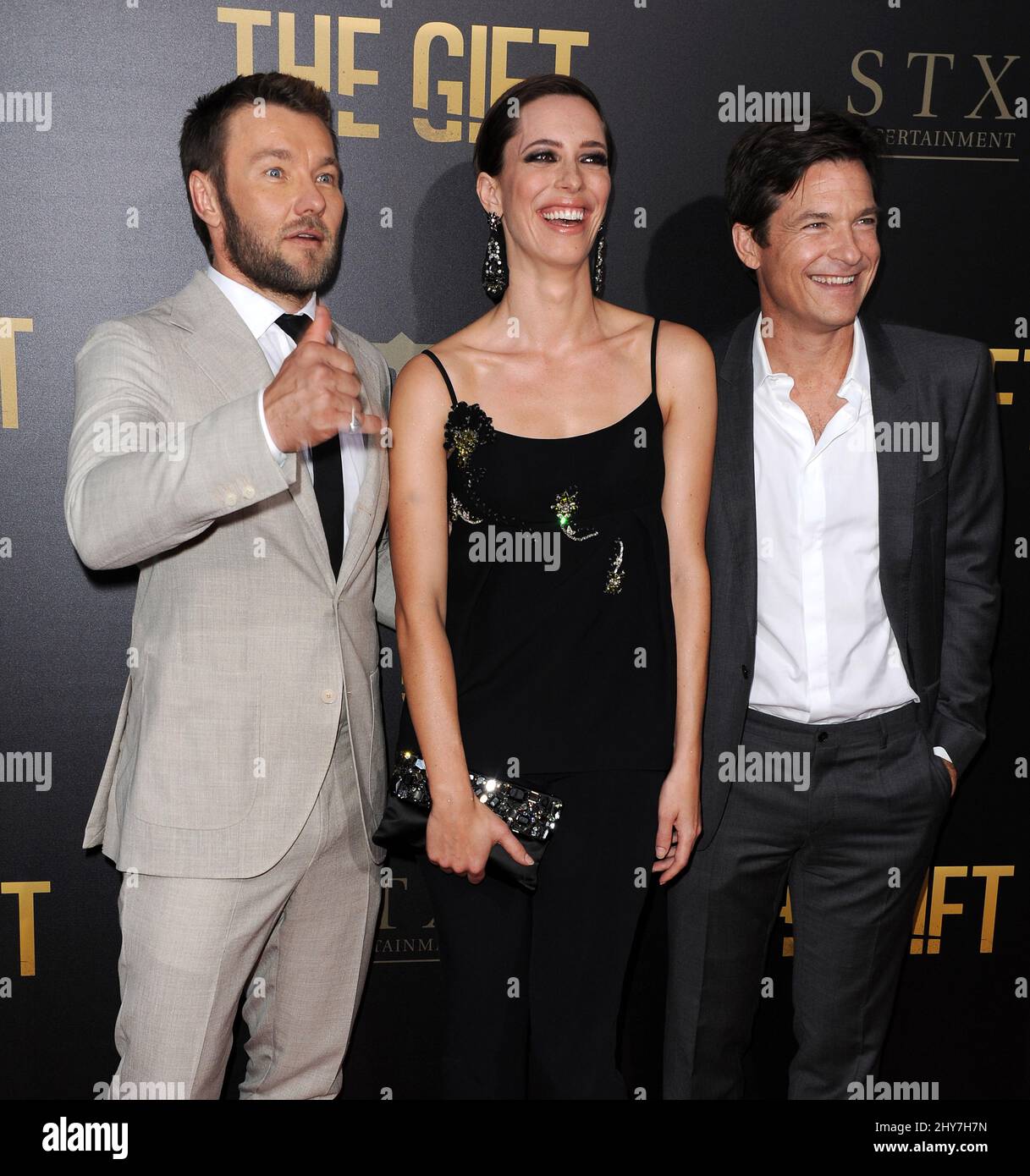 Joel Edgerton, Rebecca Hall, Jason Bateman attends the "The Gift" Los ...
