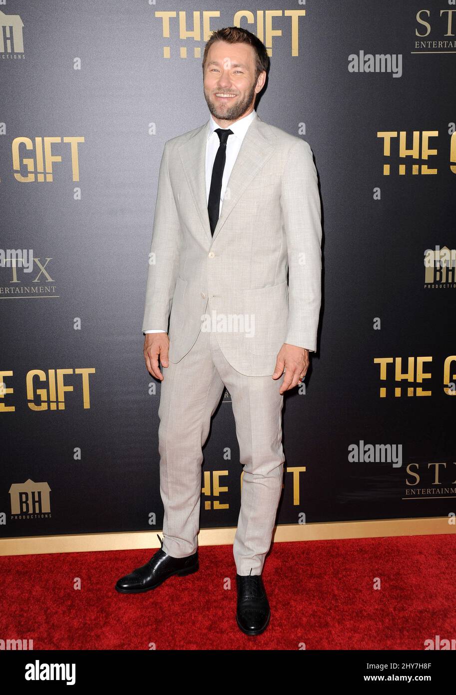 Joel Edgerton attends the "The Gift" Los Angeles Premiere held at Regal ...