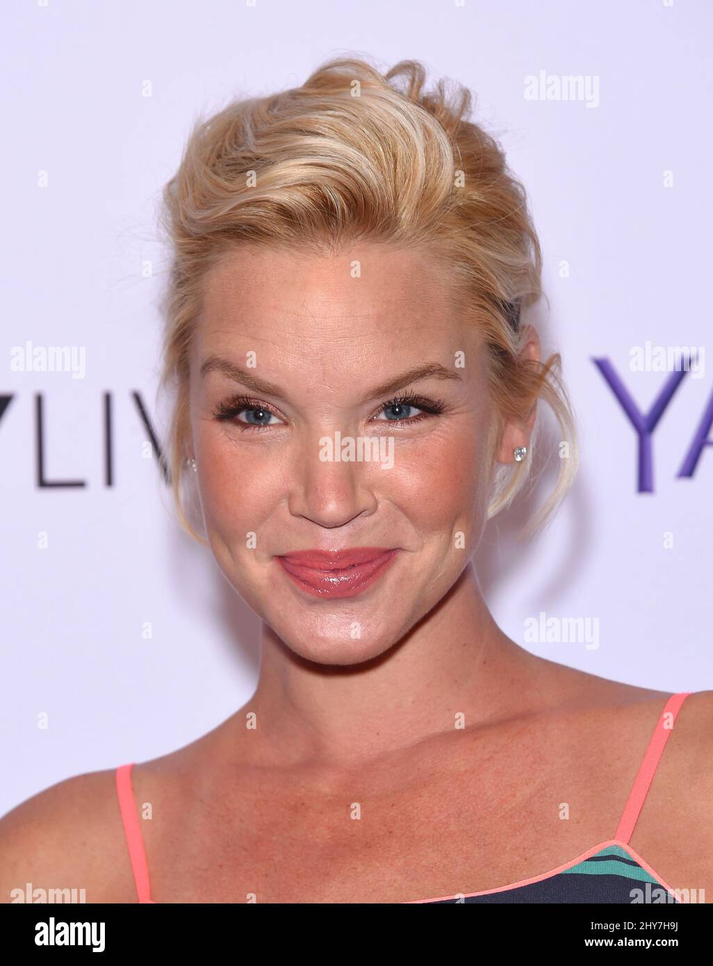 Ashley scott attends paleylive hi-res stock photography and images - Alamy