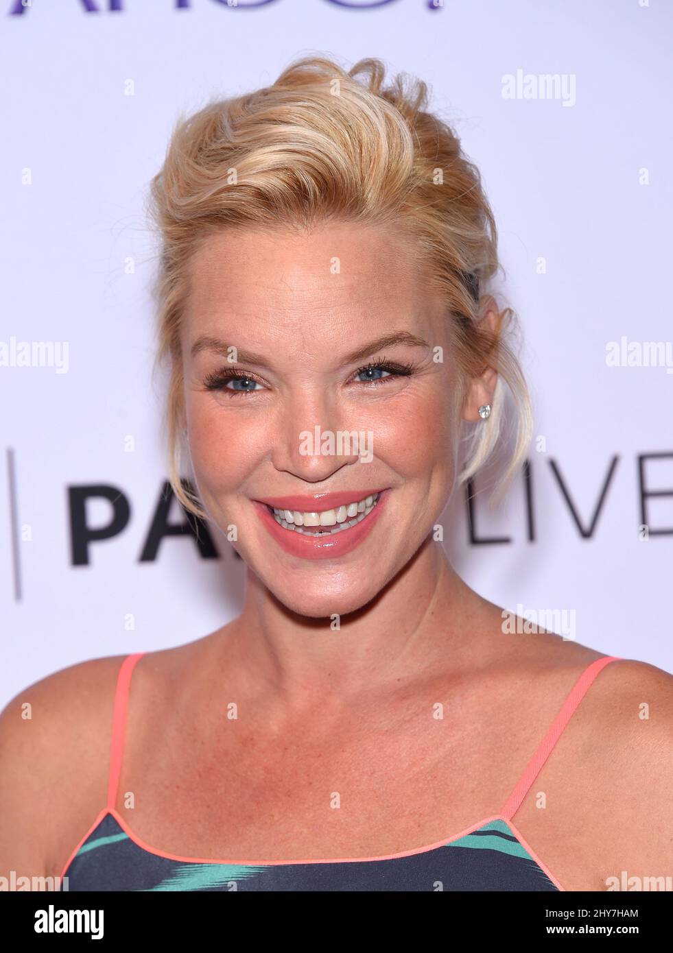 Ashley scott attends paleylive hi-res stock photography and images - Alamy