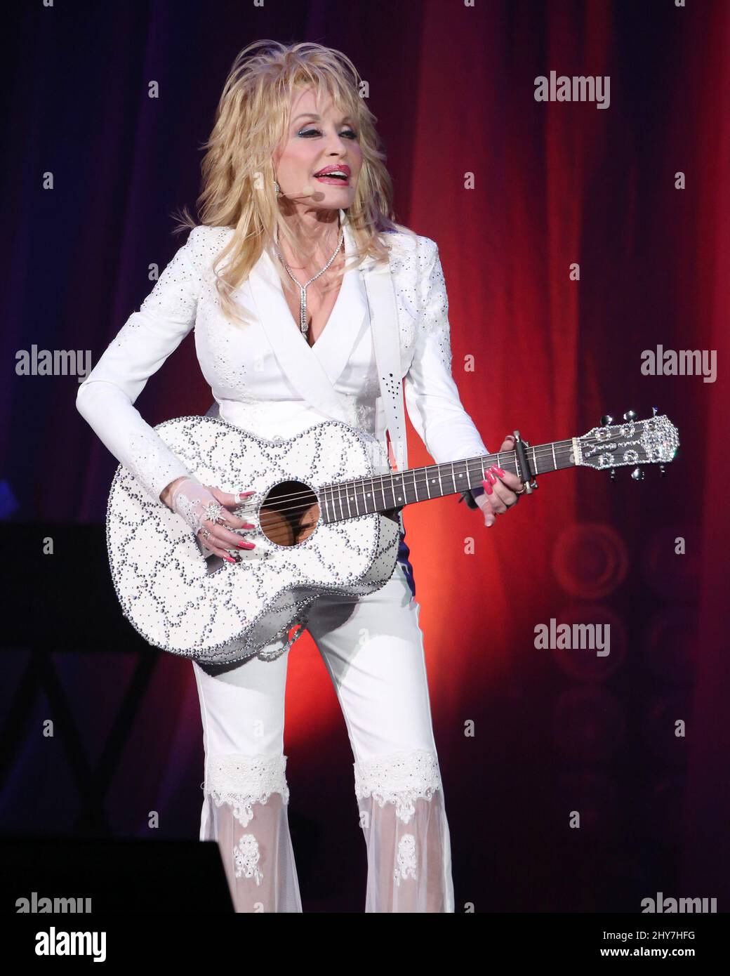 Dolly Parton in concert in Nashville, Tennessee Stock Photo - Alamy