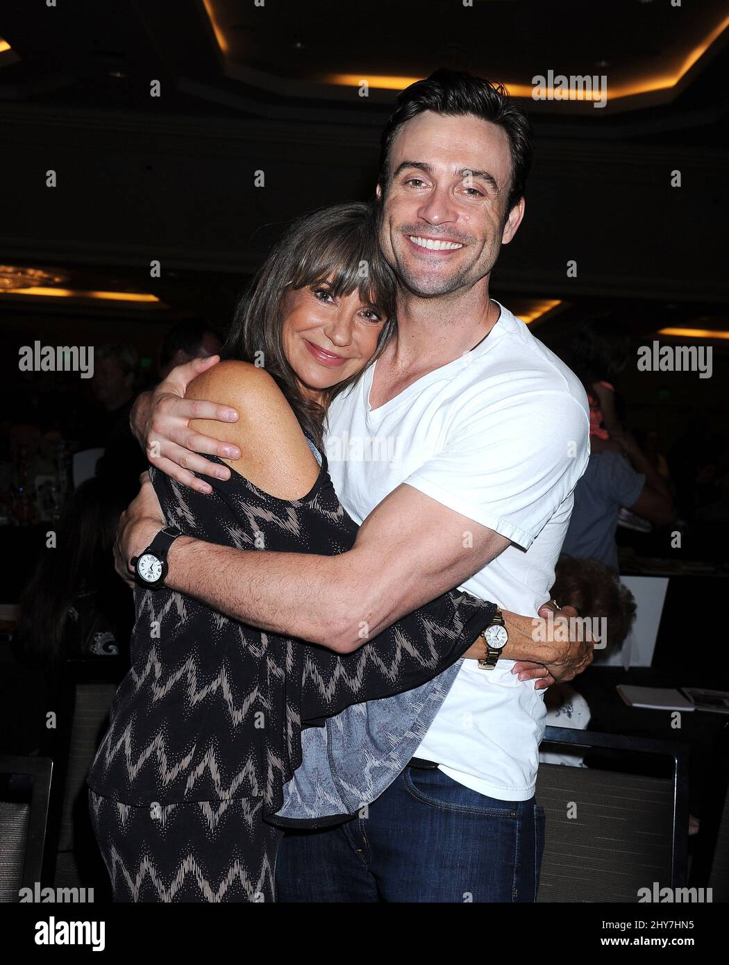 Jess Walton and Daniel Goddard attending the Hollywood Show 2015 held ...