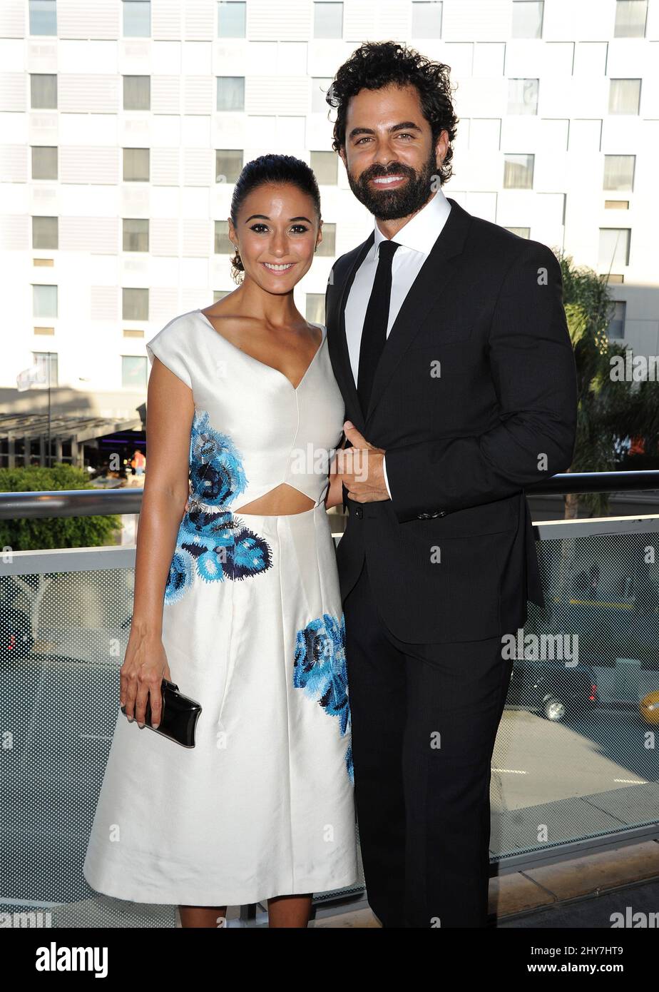 Emmanuelle Chriqui, Adrian Bellani attending the Dizzy Feet Foundation ...