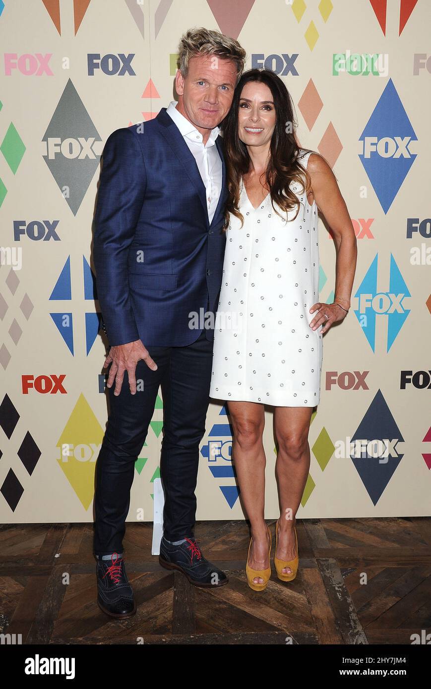 Gordon Ramsay and Tana Ramsay attending FOX's Summer TCA All-Star Party ...