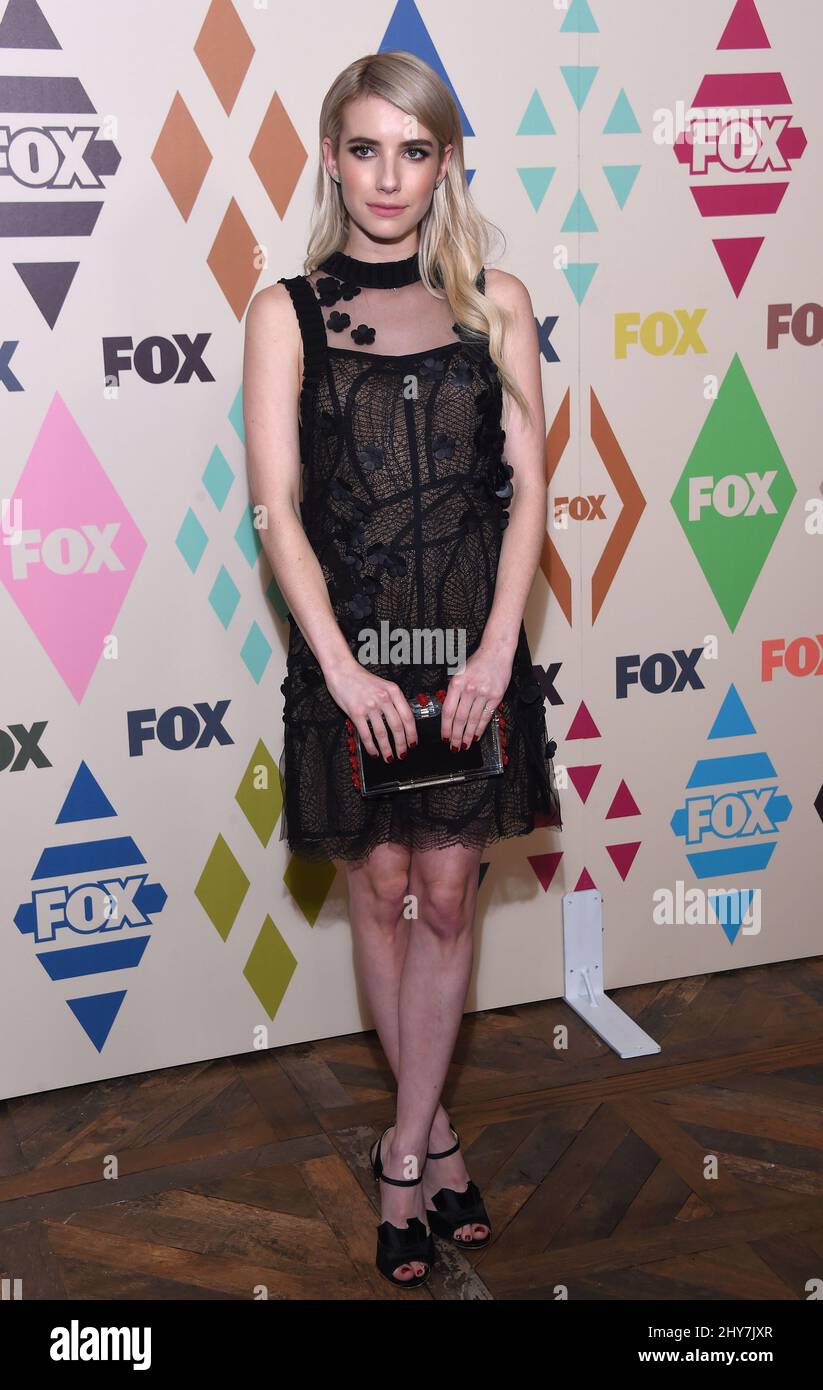 Emma Roberts attending FOX - Summer 2015 TCA's held at the SoHo House, Los Angeles Stock Photo ...