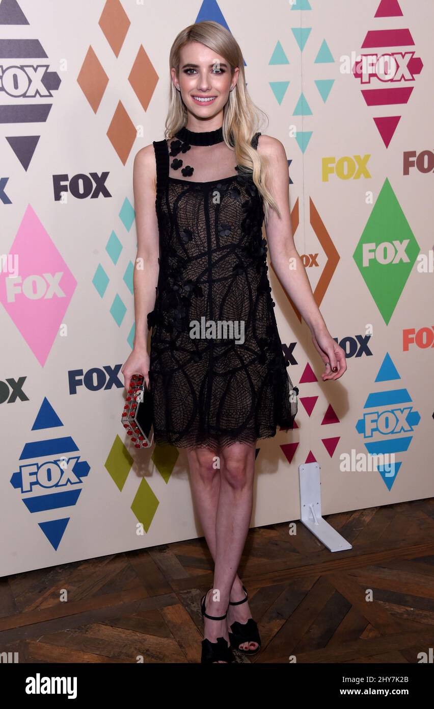 Emma Roberts attending FOX - Summer 2015 TCA's held at the SoHo House, Los Angeles Stock Photo ...
