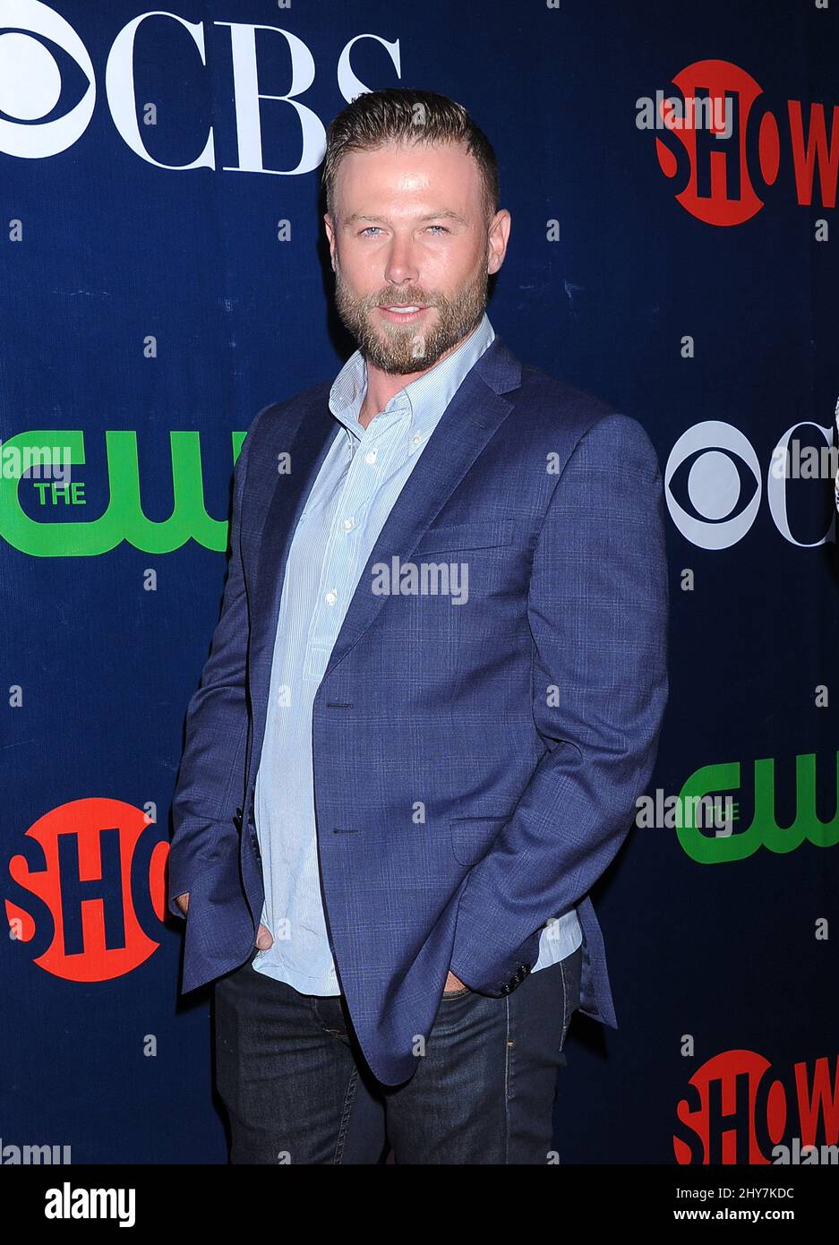 Jacob Young attending the CBS, The CW and Showtime Summer TCA press ...