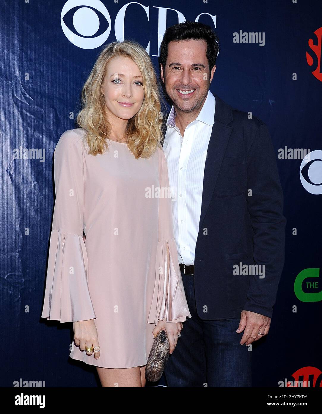Jennifer Finnigan and Jonathan Silverman attending the CBS, The CW and ...
