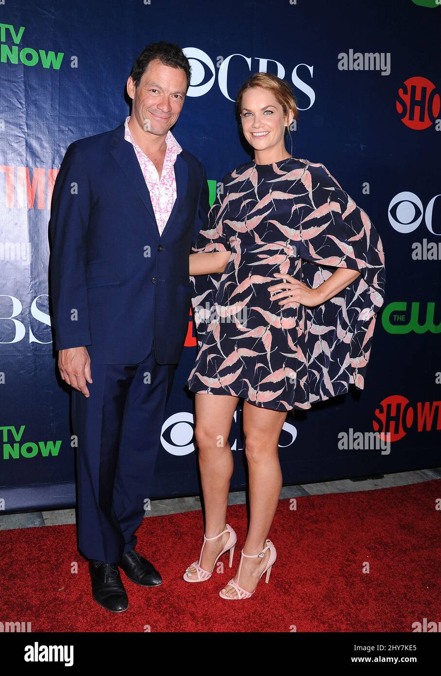 Dominic West and Ruth Wilson attending the CBS, The CW and Showtime ...