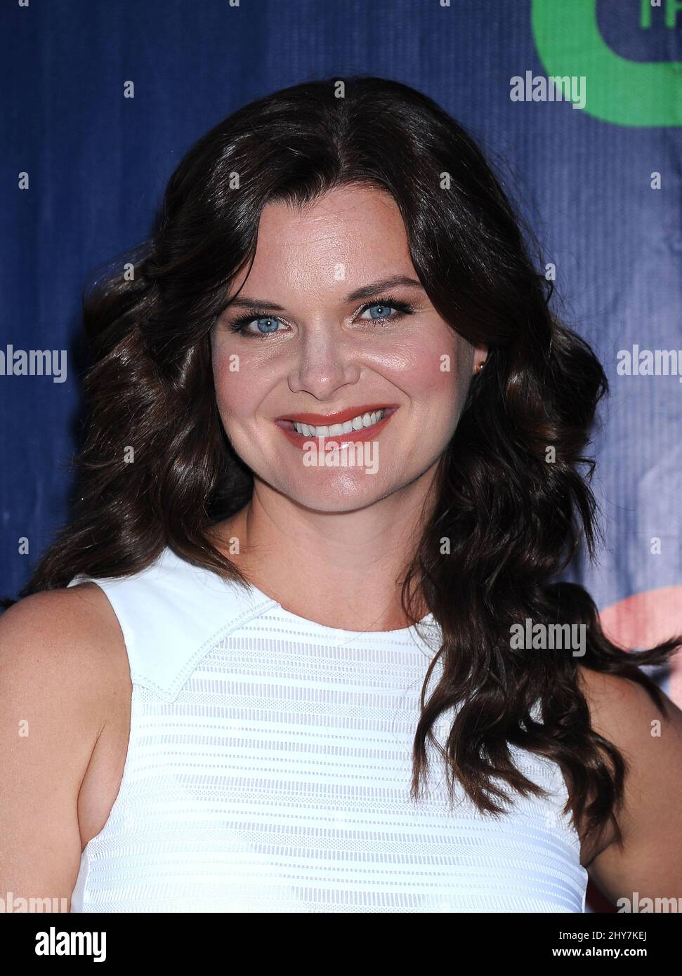 Heather Tom attending the CBS, The CW and Showtime Summer TCA press ...
