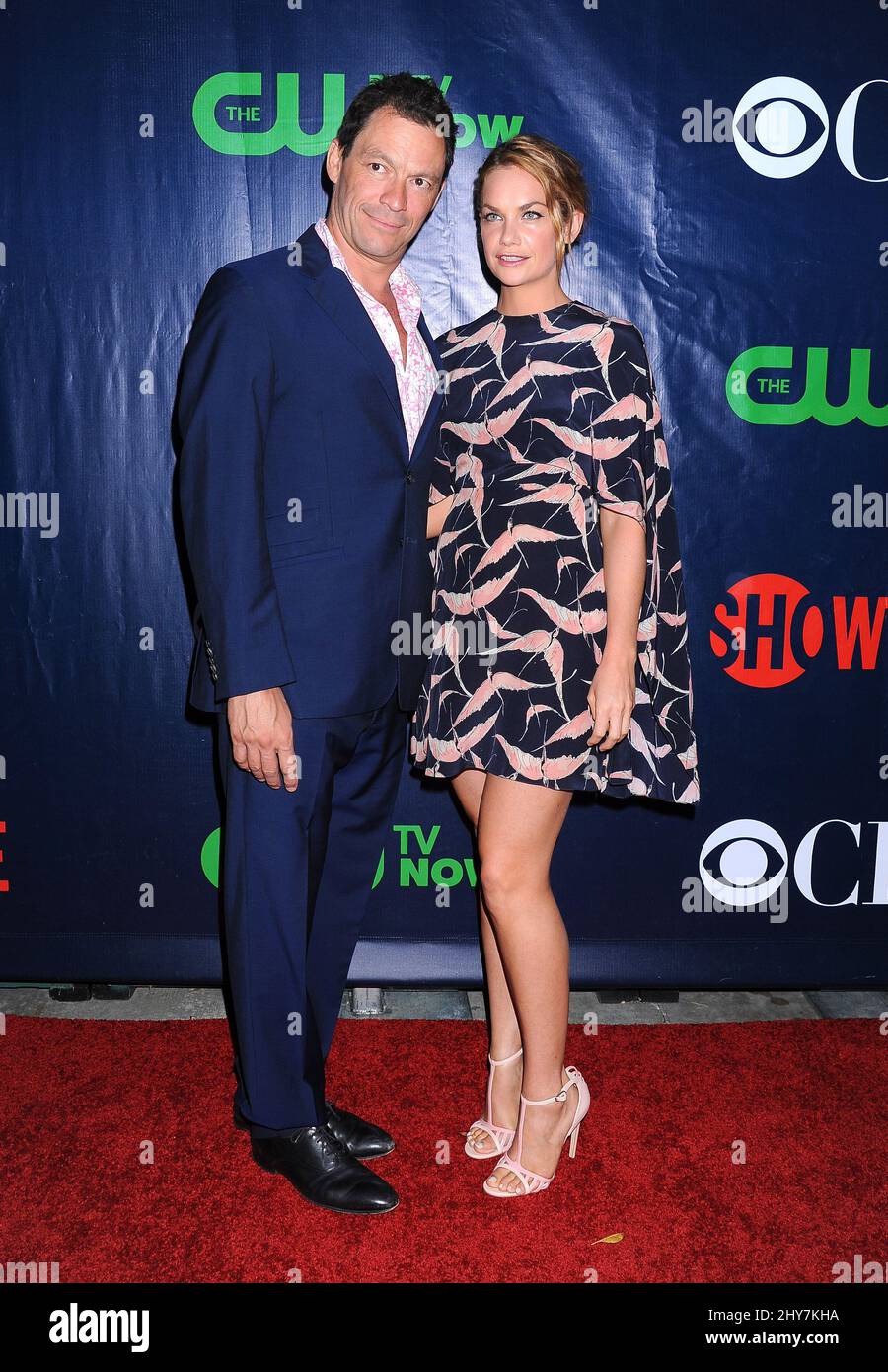 Dominic West and Ruth Wilson attending the CBS, The CW and Showtime ...