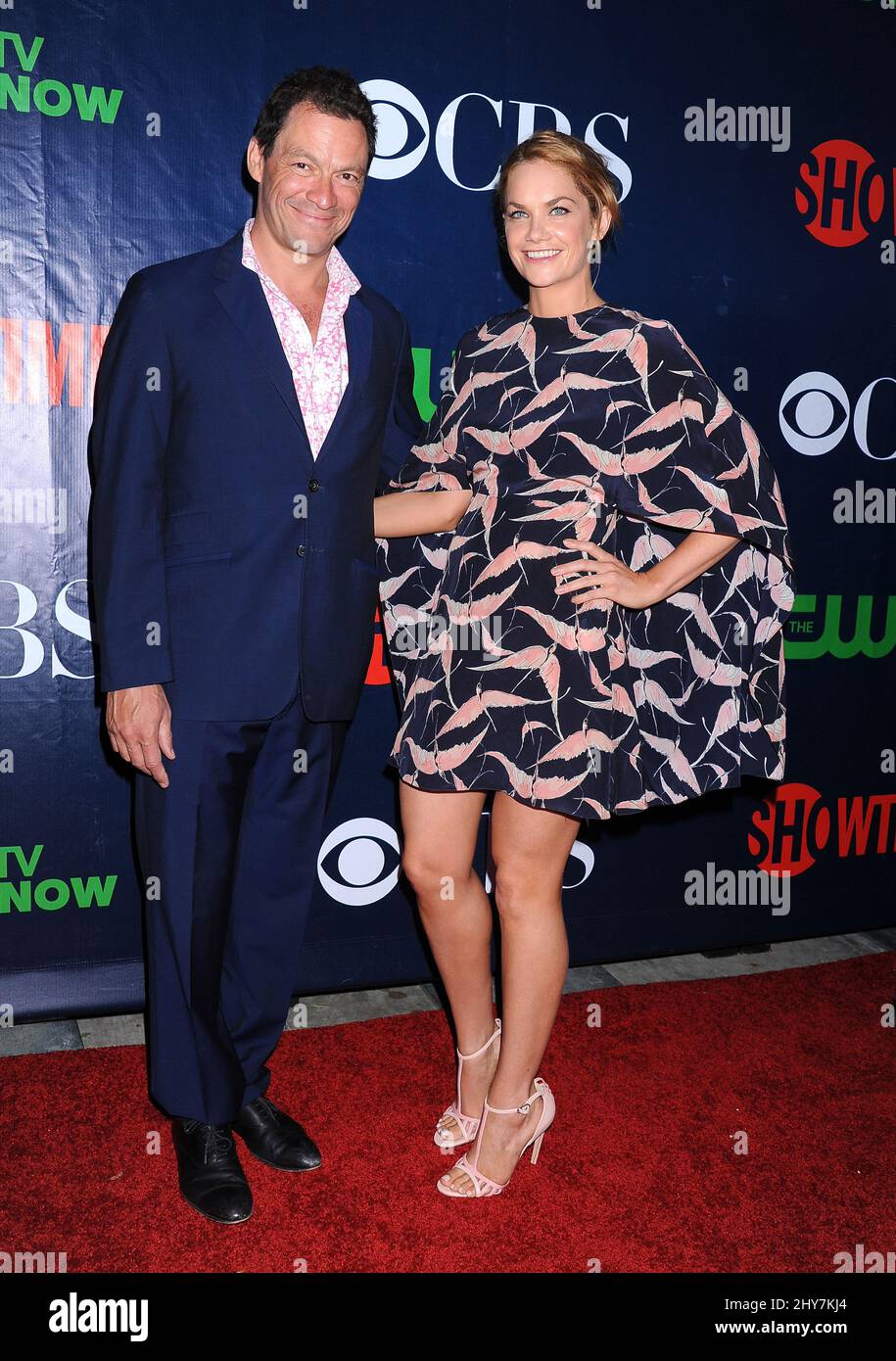 Dominic West and Ruth Wilson attending the CBS, The CW and Showtime ...
