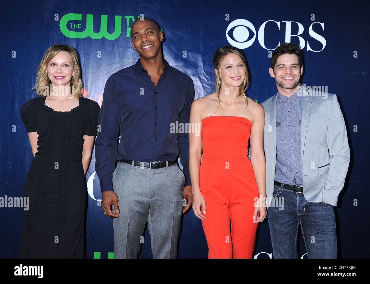 Calista Flockhart, Mehcad Brooks, Melissa Benoist and Jeremy Jordan ...