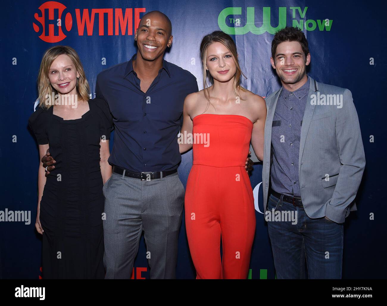 Calista Flockhart, Mehcad Brooks, Melissa Benoist & Jeremy Jorda ...