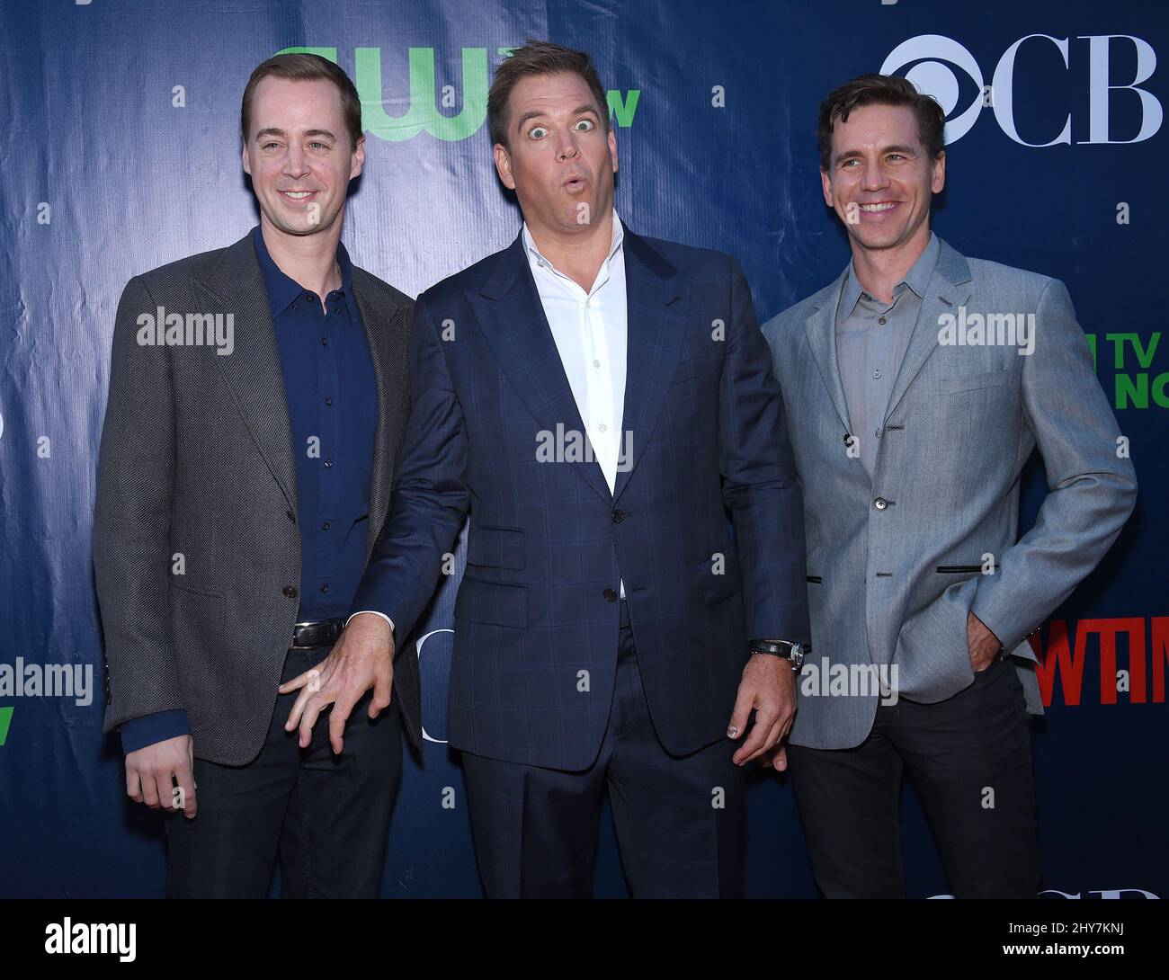 Sean Murray, Michael Weatherly & Brian Dietzen attending the CBS, The ...