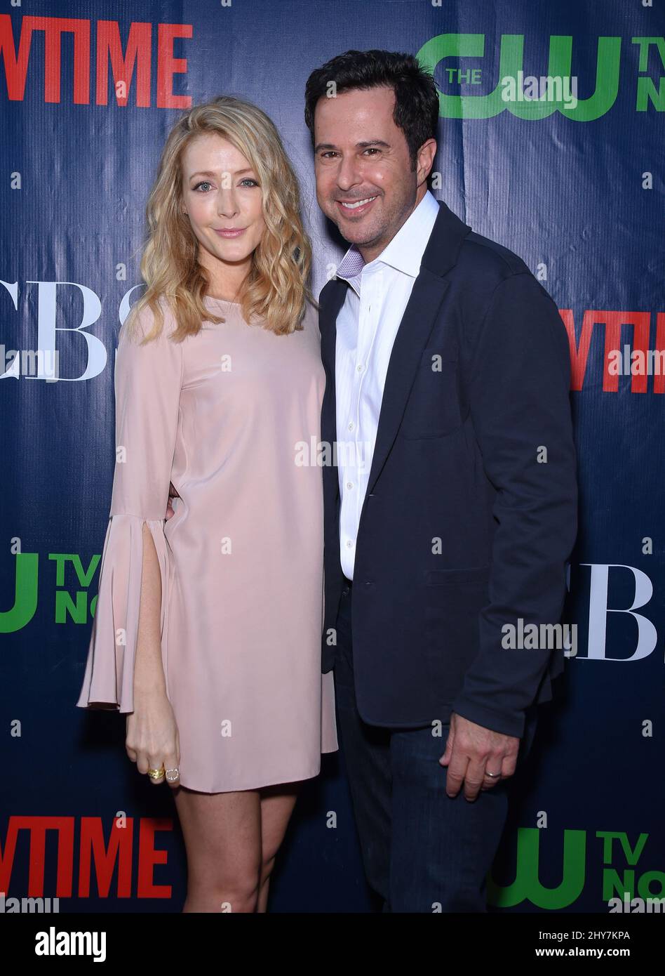 Jennifer Finnigan & Jonathan Silverman attending the CBS, The CW and ...
