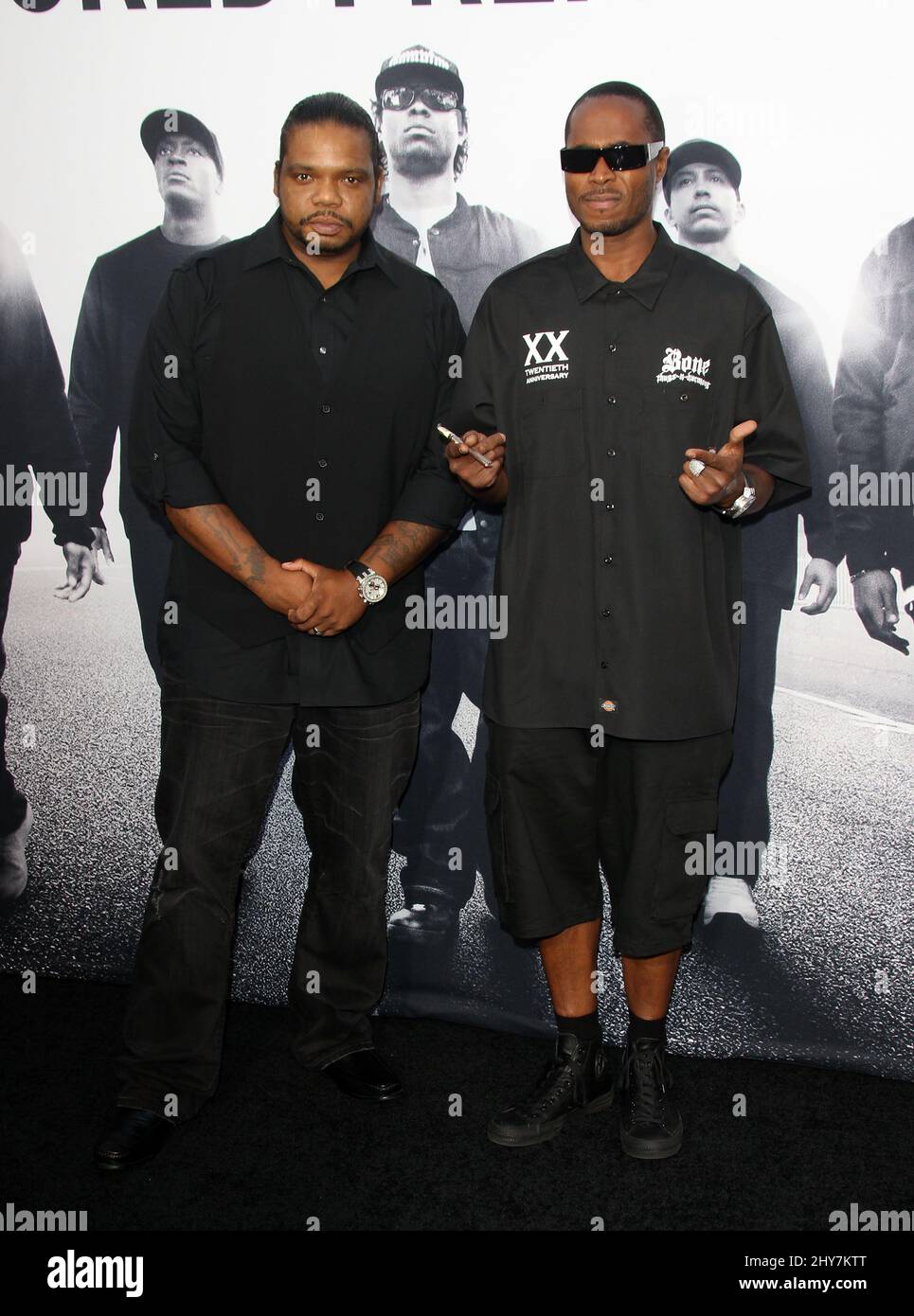 Bone Thugs-N-Harmony attendng the 'Straight Outta Compton' Los Angeles ...