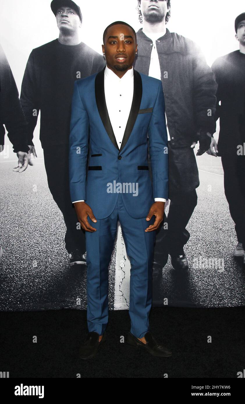 Jason Mitchell attendng the 'Straight Outta Compton' Los Angeles ...