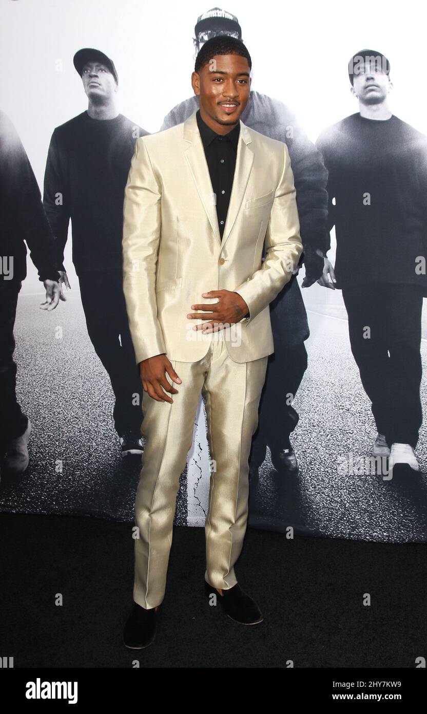 Sheldon Smith attendng the 'Straight Outta Compton' Los Angeles ...