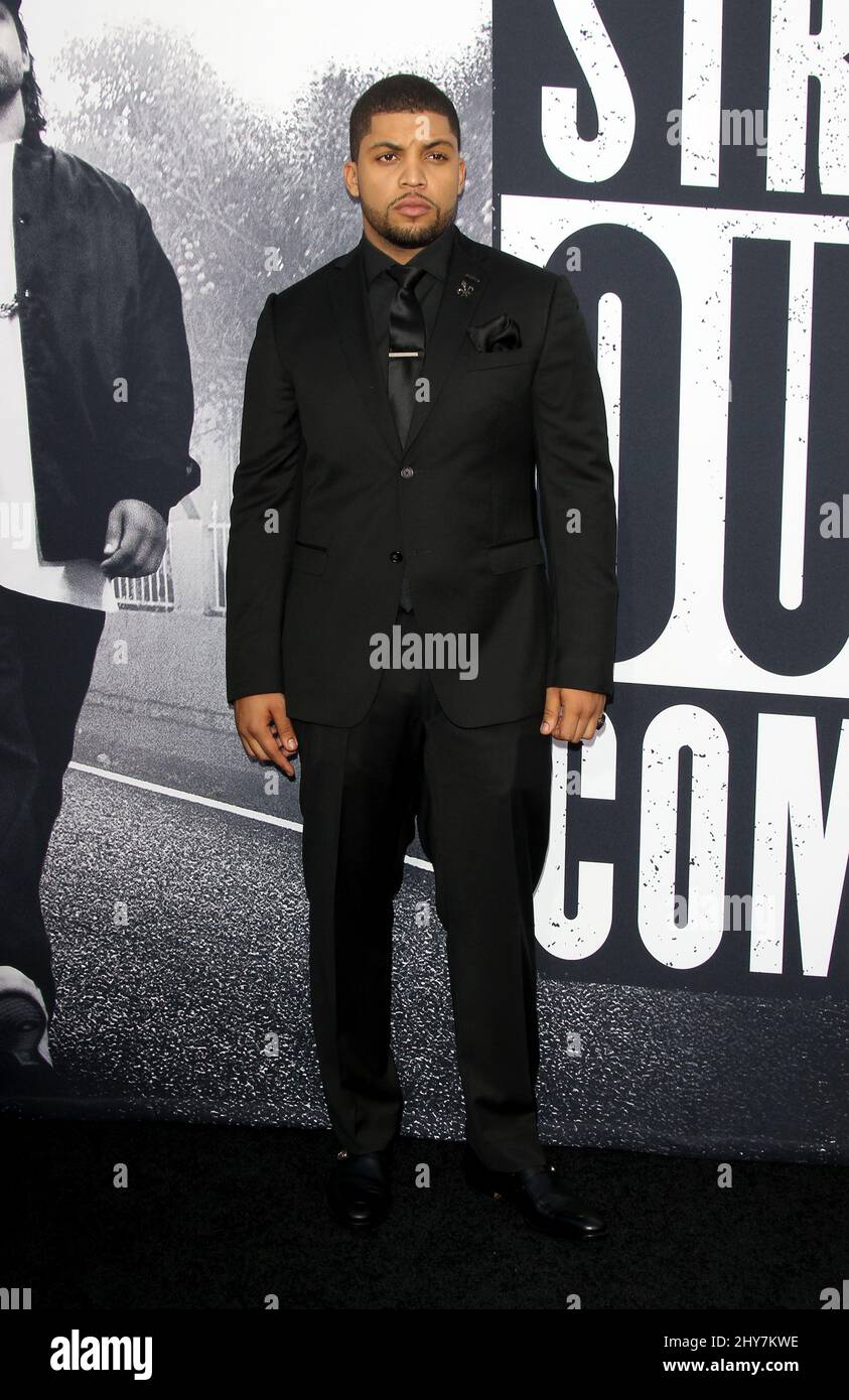 O'Shea Jackson Jr., OMG attendng the 'Straight Outta Compton' Los ...