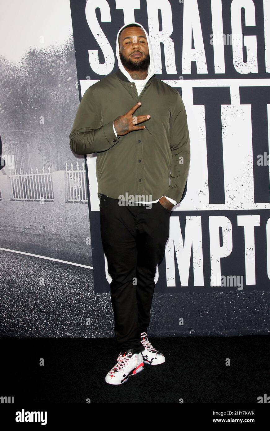 The Game, Jayceon Terrell Taylor attendng the 'Straight Outta Compton ...