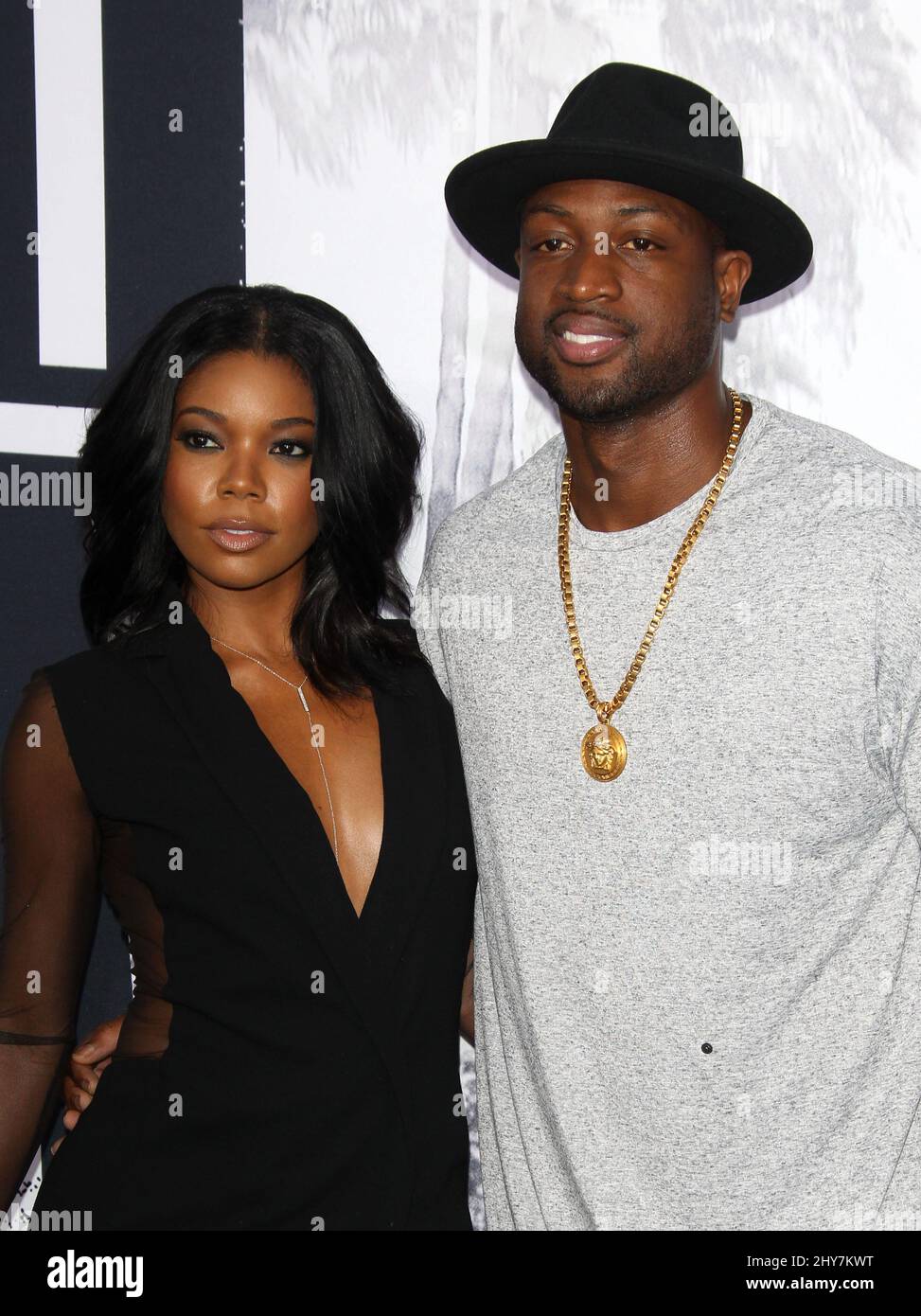 Dwyane Wade, Gabrielle Union attendng the 'Straight Outta Compton' Los ...
