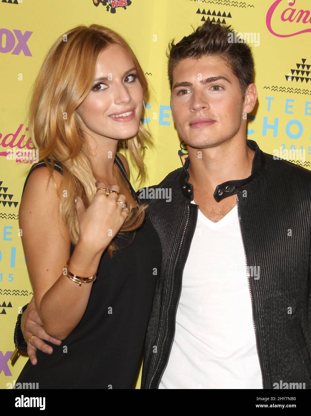 Bella Thorne and Gregg Sulkin in the Press Room after the Teen Choice ...