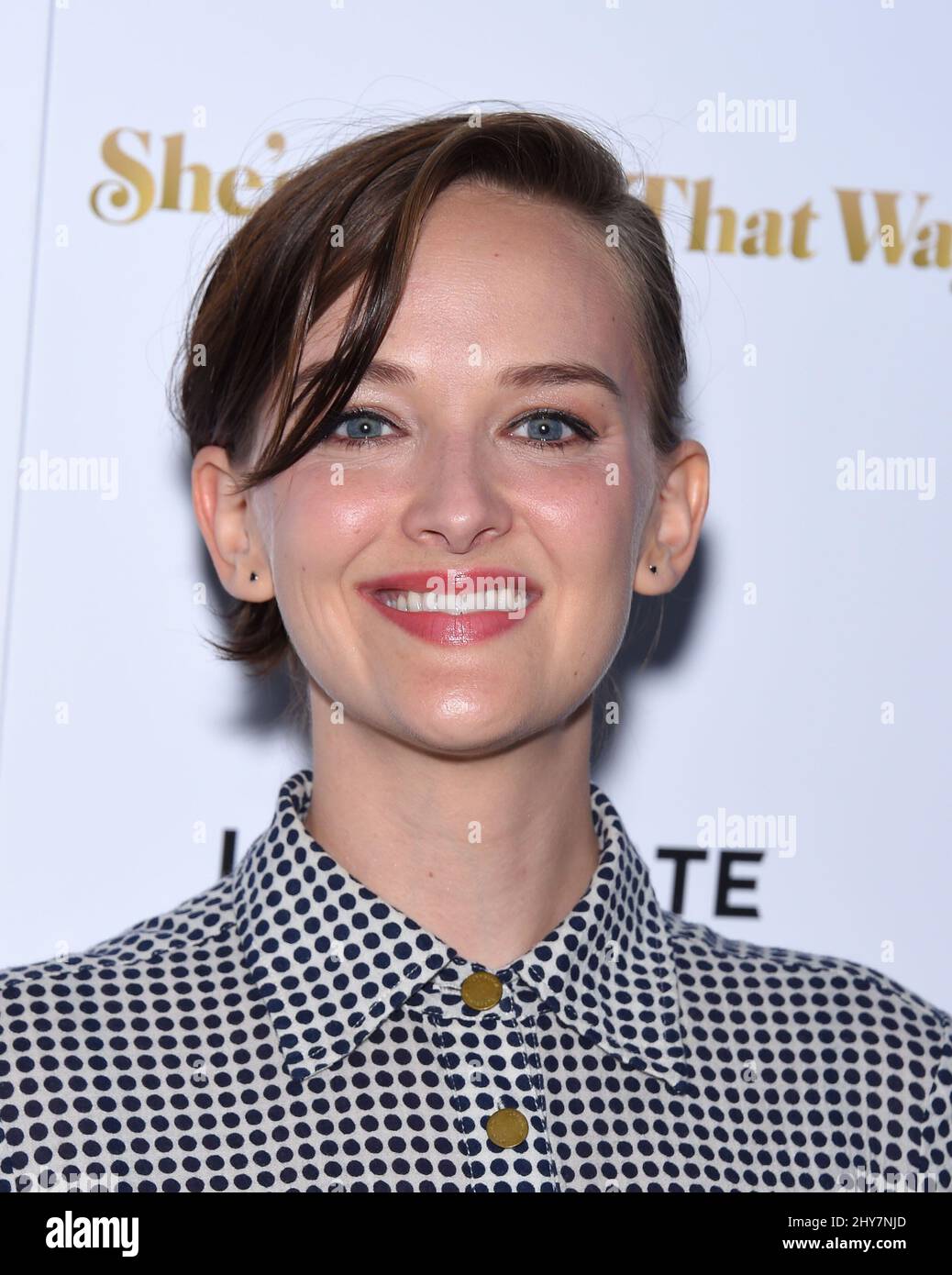 Jess Weixler attends the "She's Funny That Way" Los Angeles Premiere ...