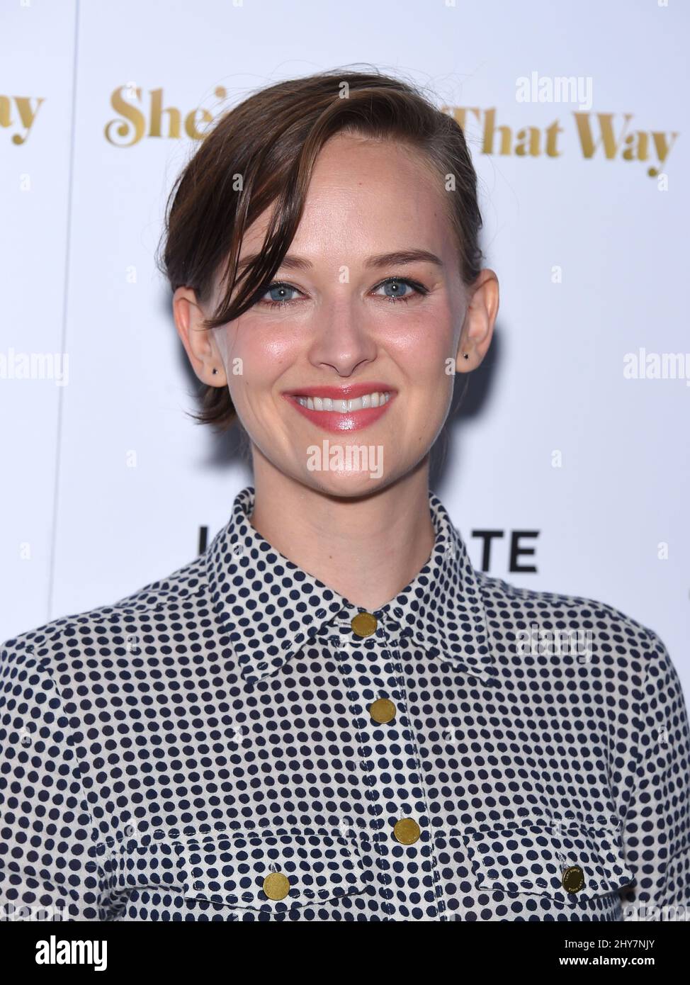 Jess Weixler attends the "She's Funny That Way" Los Angeles Premiere ...