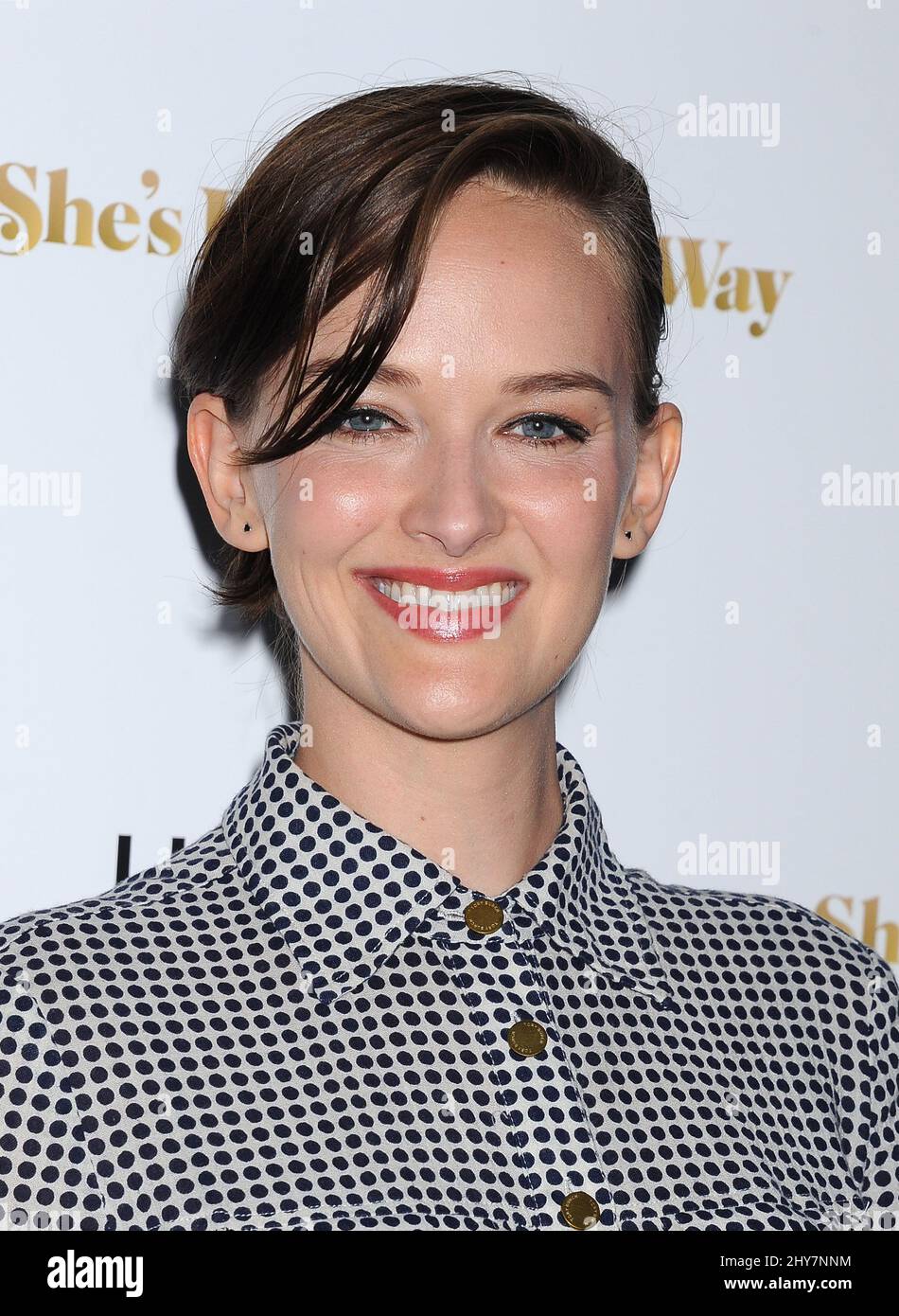 Jess Weixler attends the "She's Funny That Way" Los Angeles Premiere ...